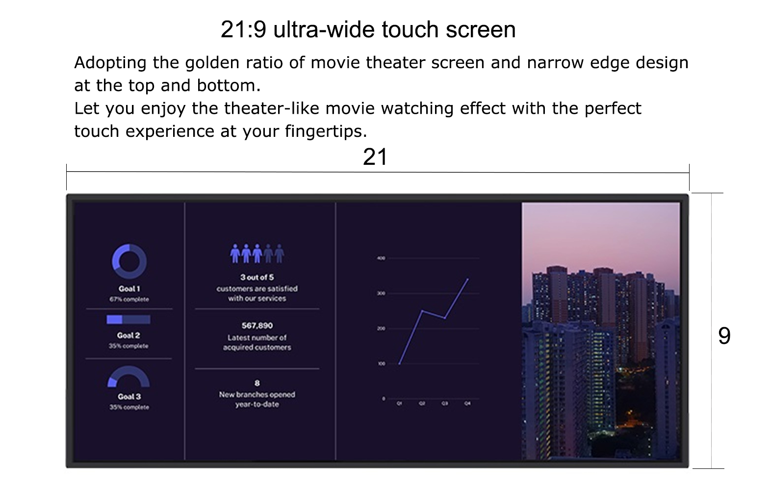 Touch ultra-wide, innovative fingertip force ︱ MICRON 105-inch metal ...